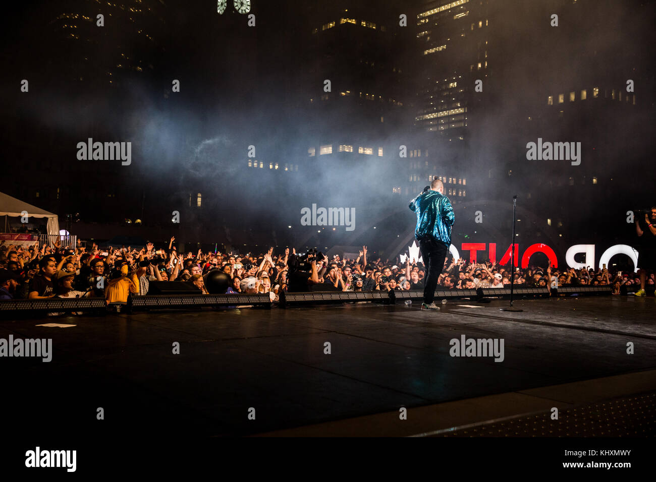 Hip-Hop star Belly performs at Toronto's City Hall celebrating Canada ...