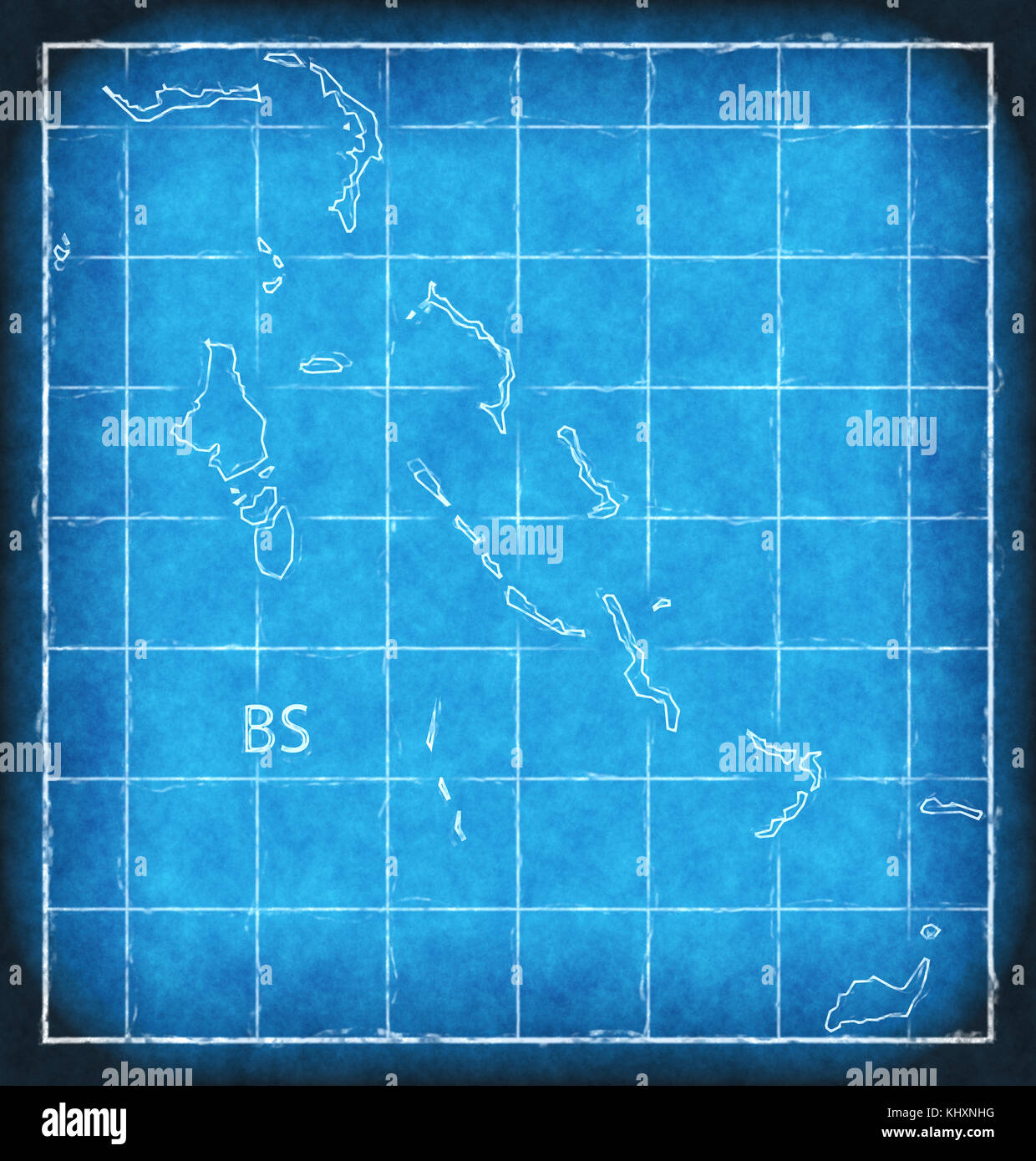 Bahamas map artwork hi-res stock photography and images - Alamy