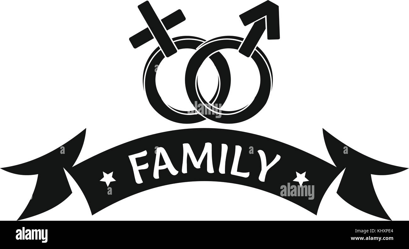 Newborn family logo, simple black style Stock Vector Image & Art - Alamy
