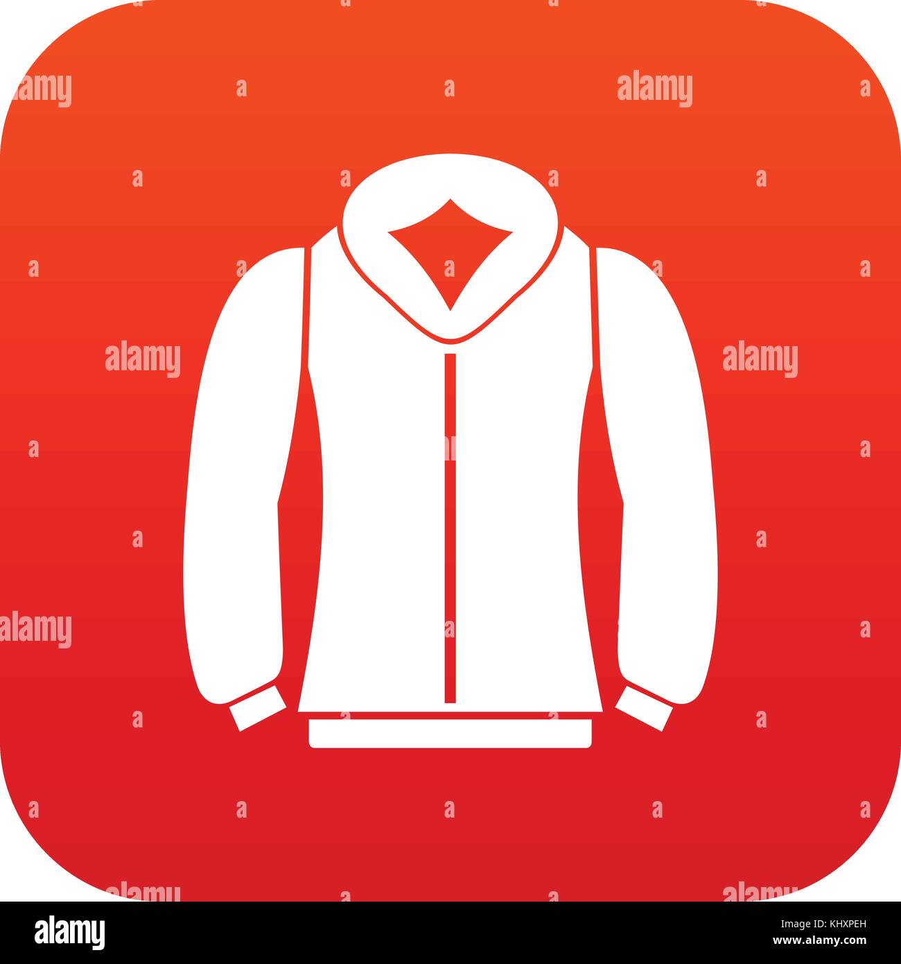 Sweatshirt icon digital red Stock Vector Image & Art - Alamy