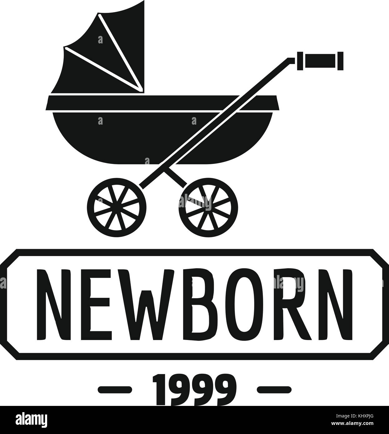 Pram logo, simple black style Stock Vector Image & Art - Alamy