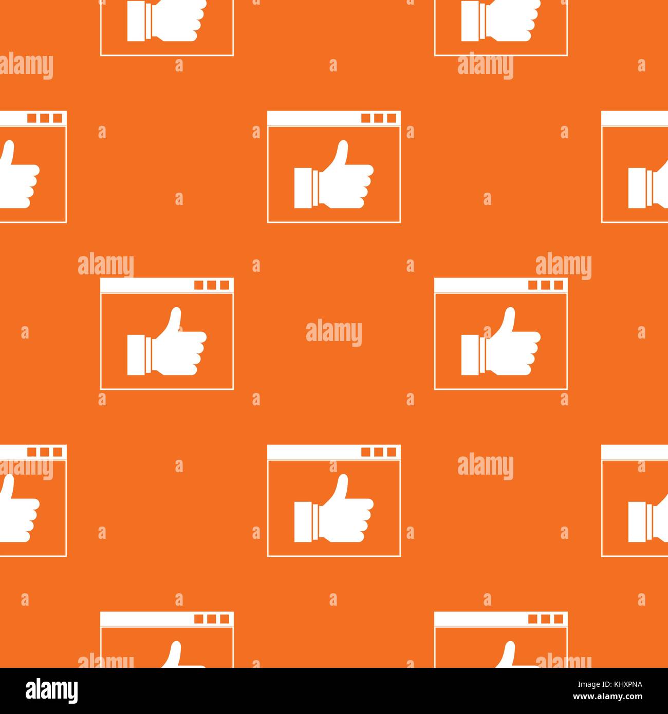 Hand with thumb up in browser pattern seamless Stock Vector Image & Art ...