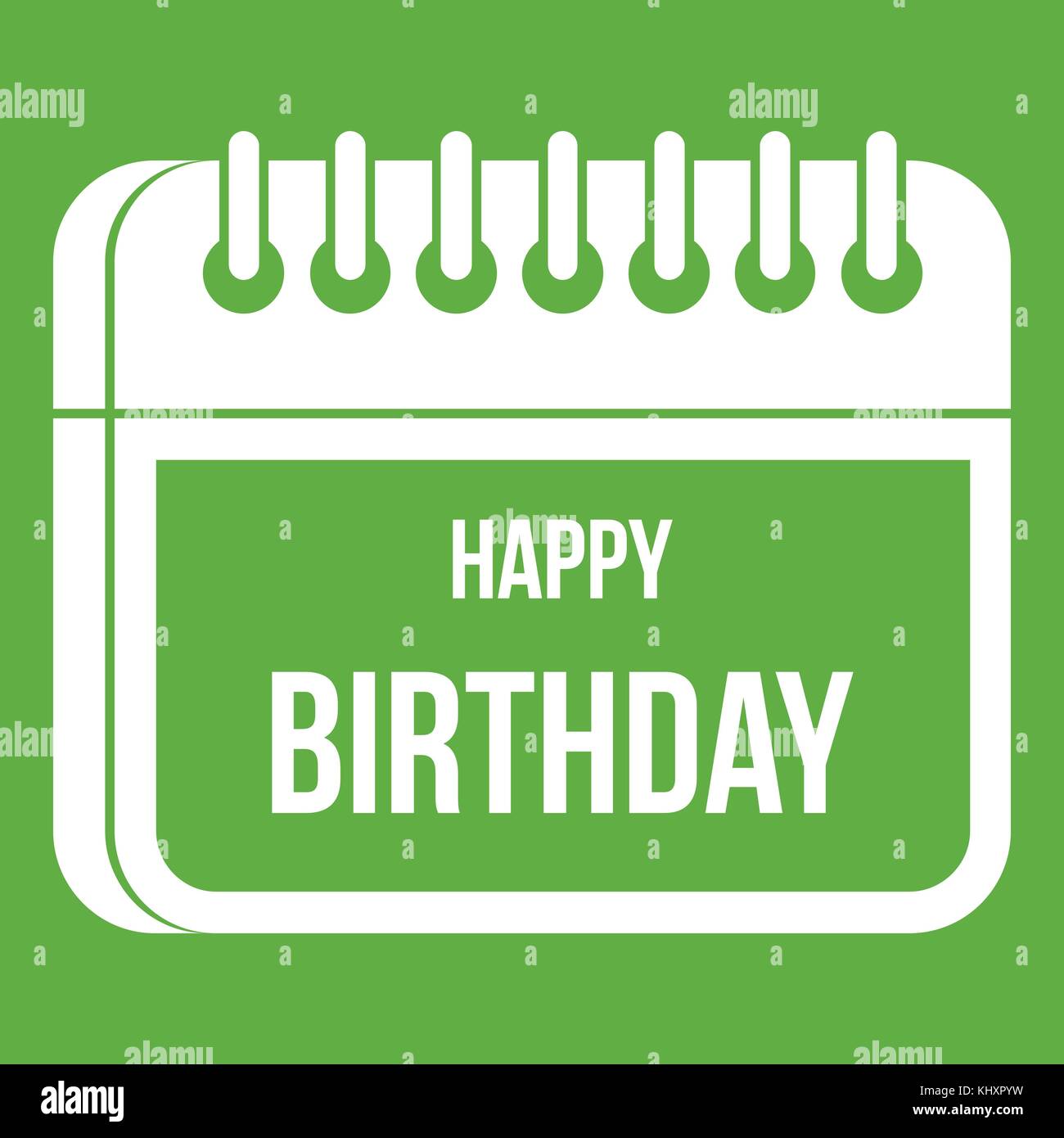 Birthday calendar monthly planner Stock Vector Images - Alamy