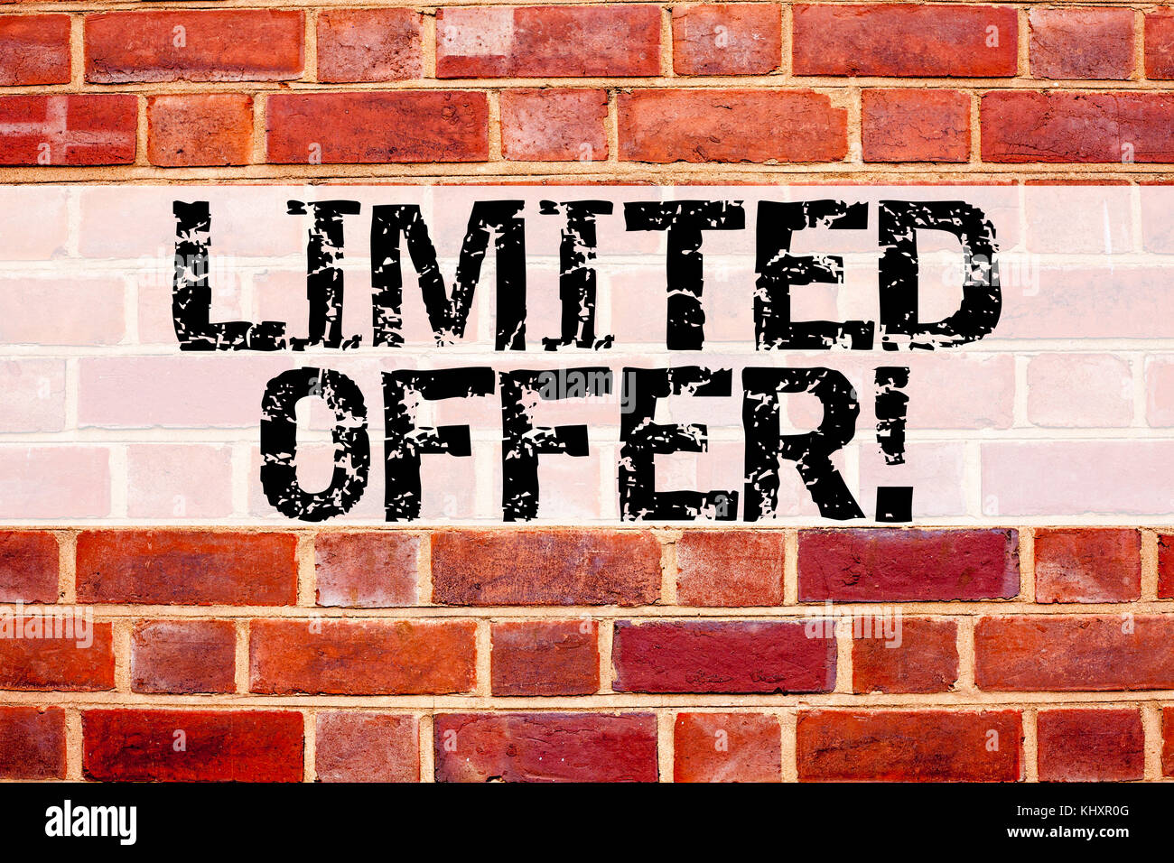 Conceptual announcement text caption inspiration showing Limited Offer ...