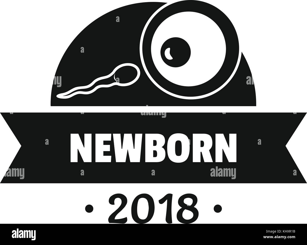 Newborn human logo, simple black style Stock Vector Image & Art - Alamy
