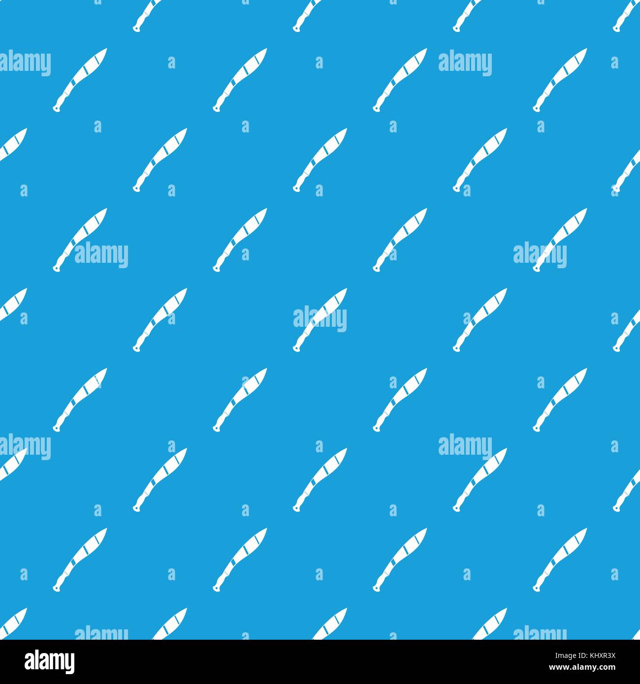 Crooked knife pattern seamless blue Stock Vector Image & Art - Alamy