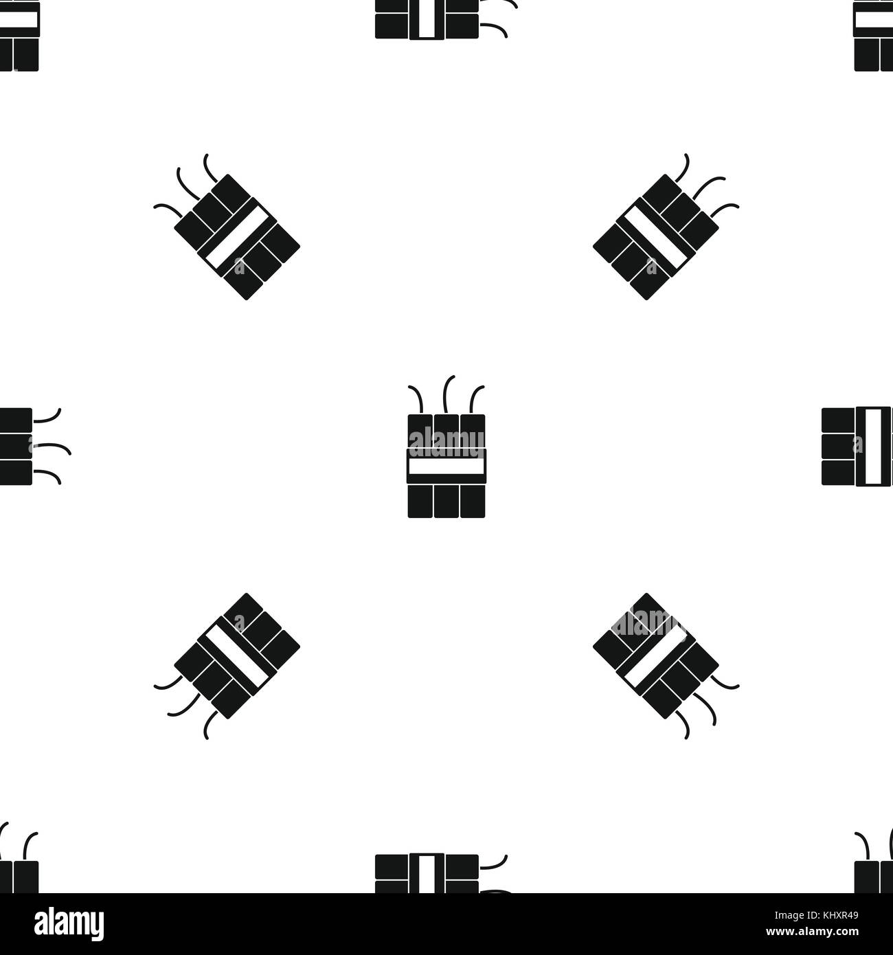 Dynamite explosives pattern seamless black Stock Vector Image & Art - Alamy