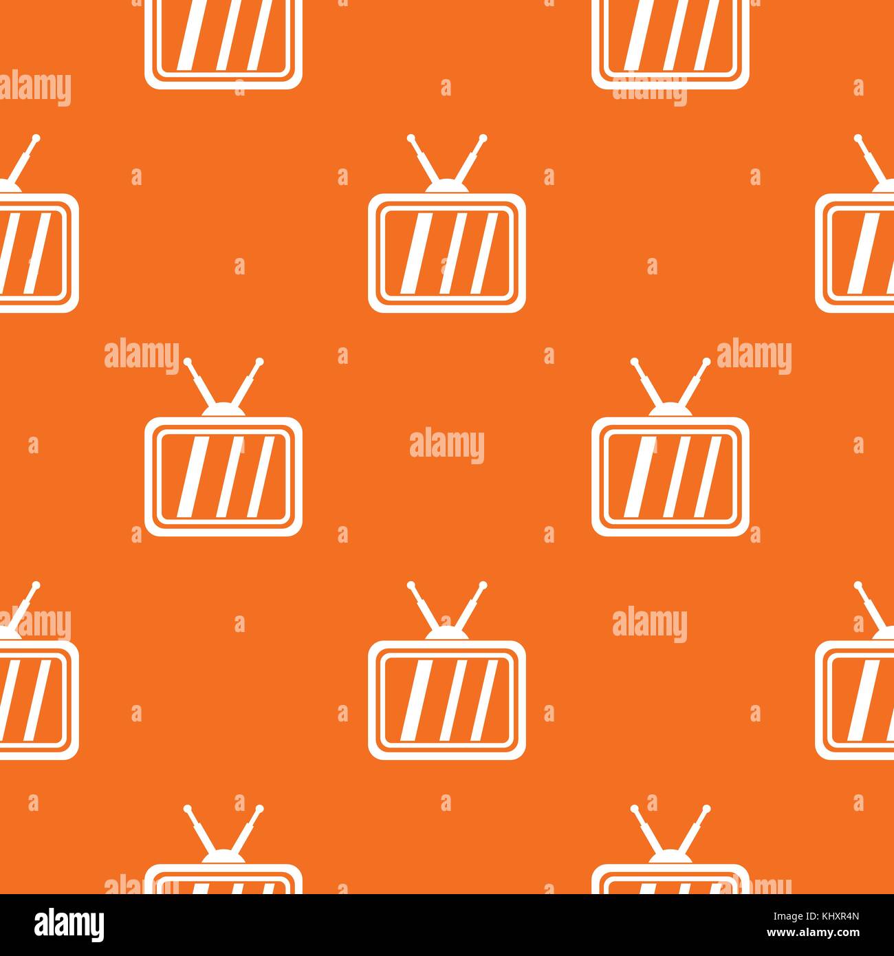 Retro TV pattern seamless Stock Vector Image & Art - Alamy
