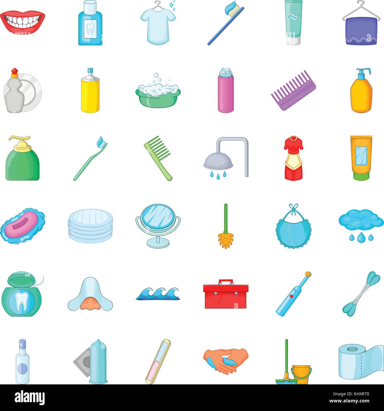 Cleaning of the nose Stock Vector Images - Alamy