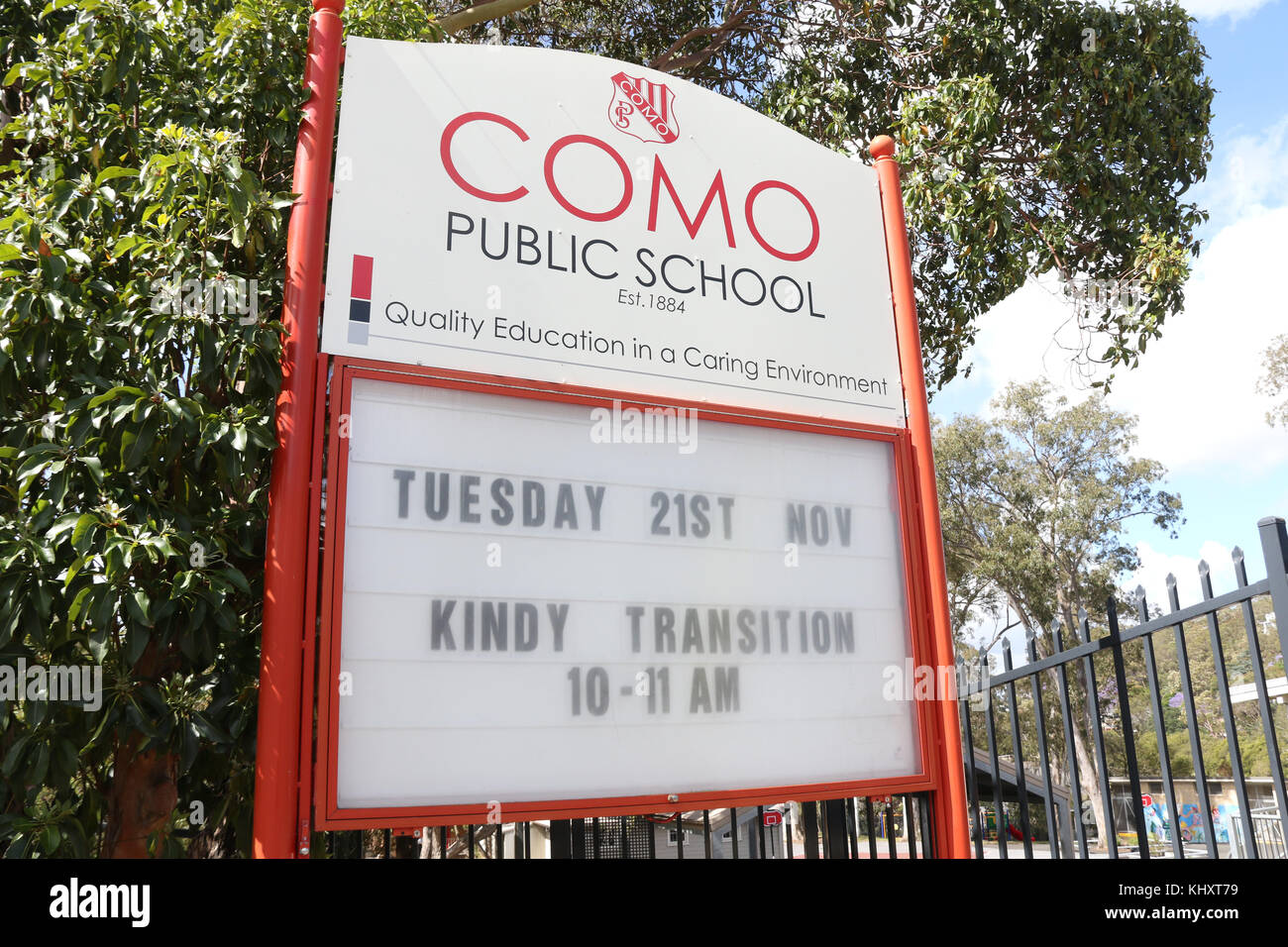 Como Public School in Como, Sutherland Shire Stock Photo - Alamy