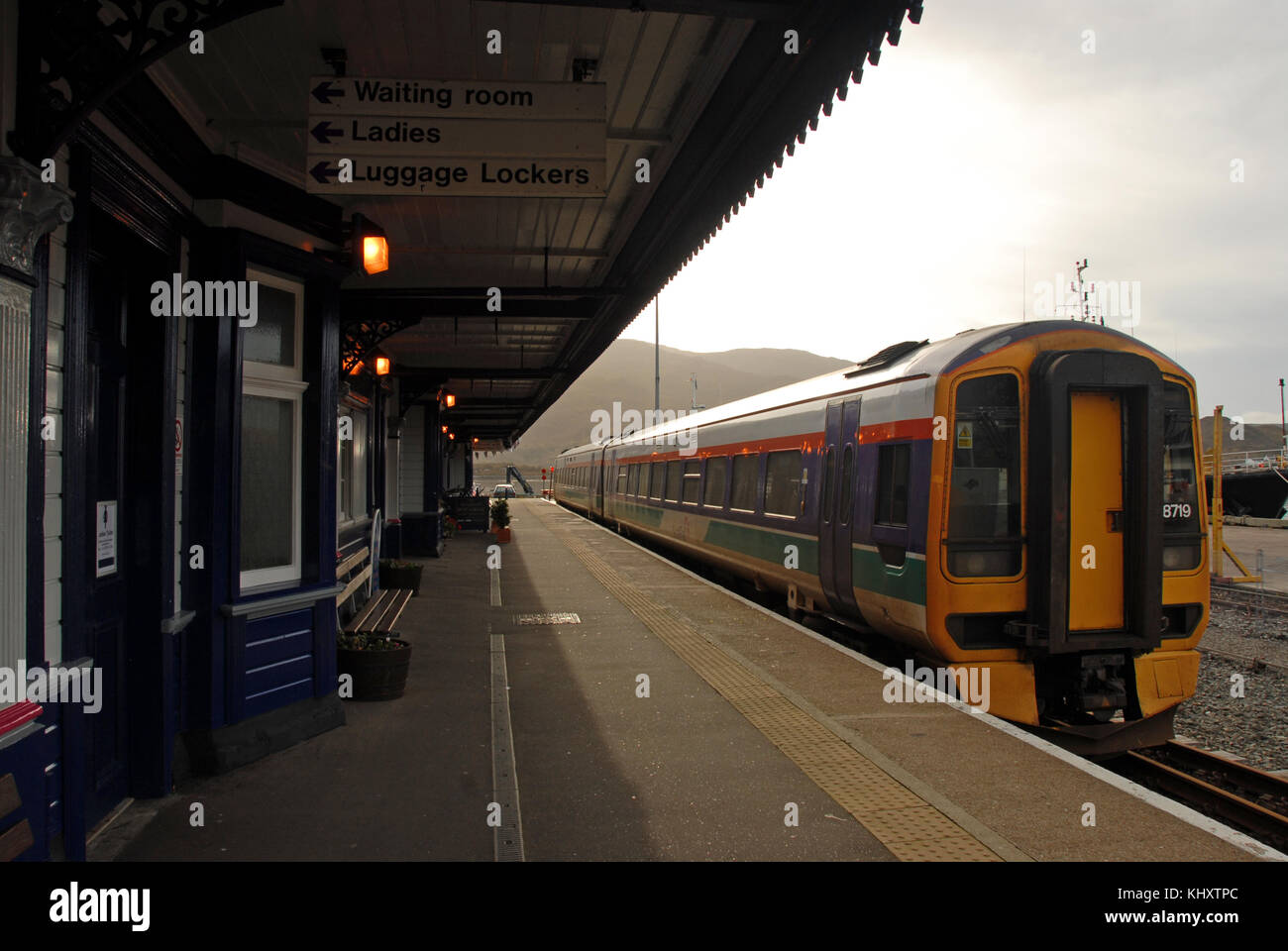 End of the line for the local commuter train from Inverness to Kyle of ...