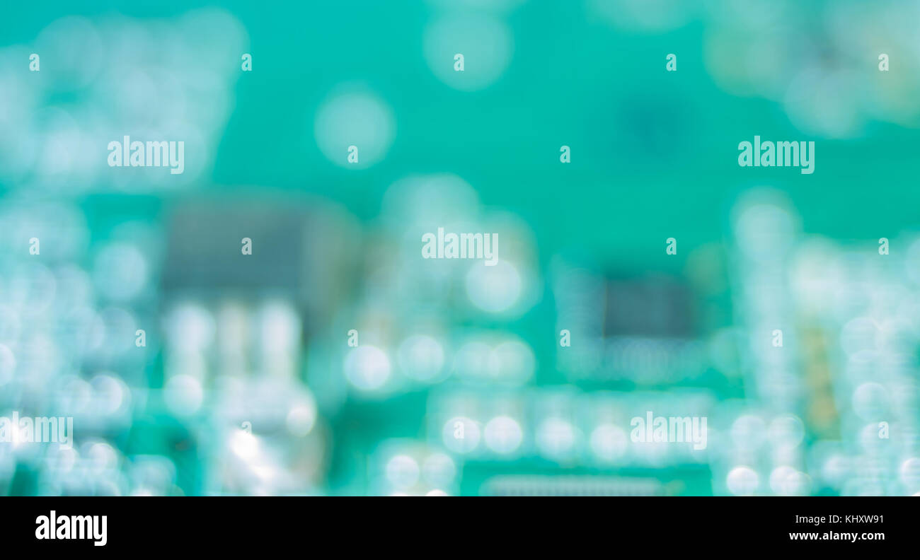 Blurred new tech concept electronics backdrop Stock Photo - Alamy