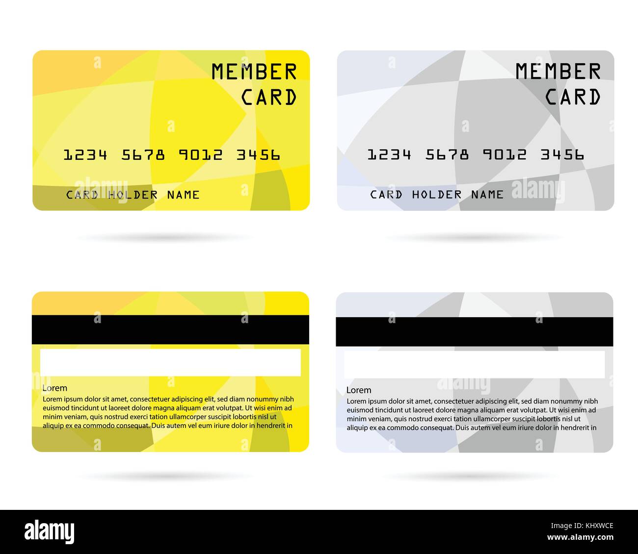 member card, business VIP card, design for privilege member,vector ...