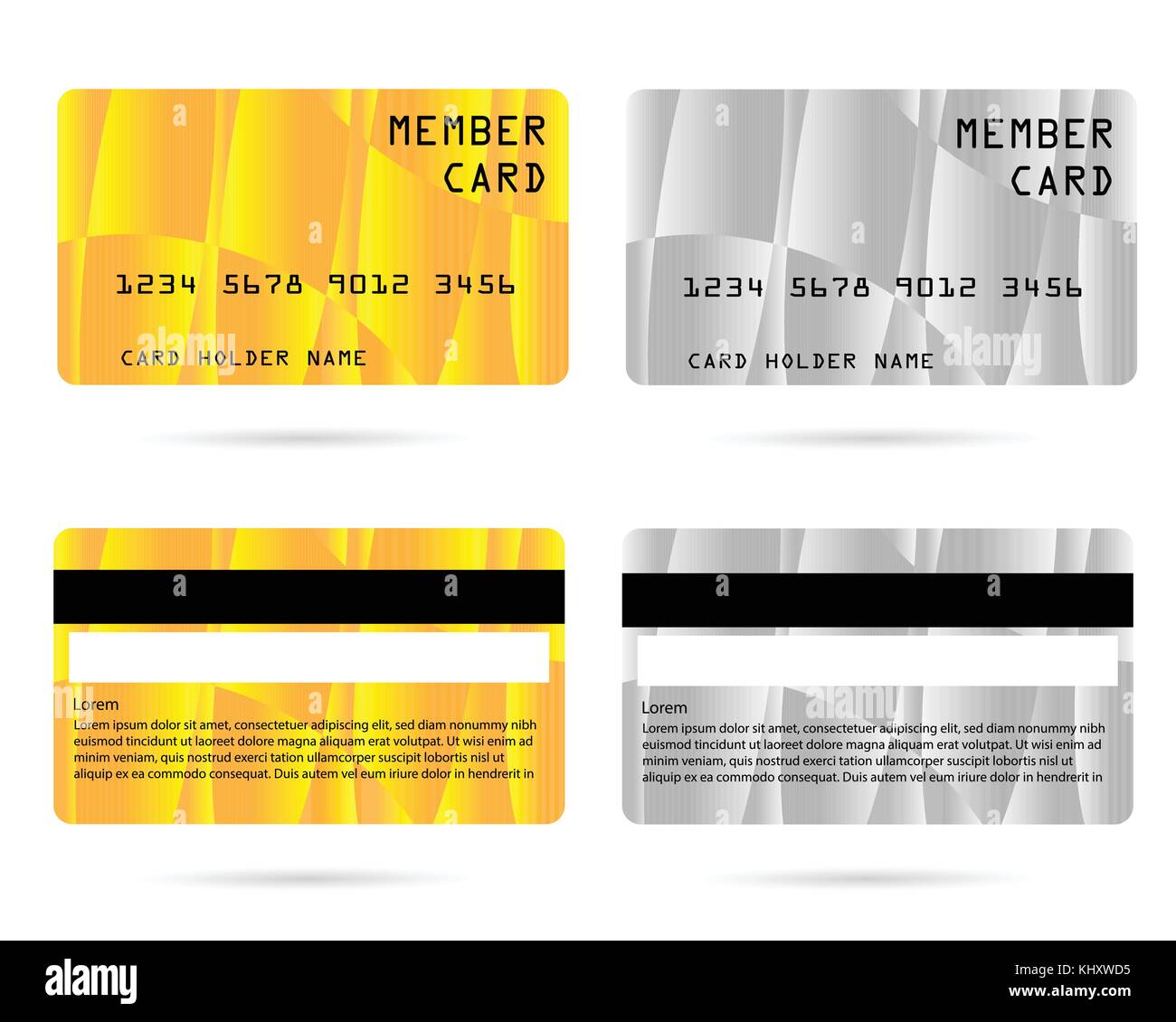 member card, business VIP card, design for privilege member,vector ...