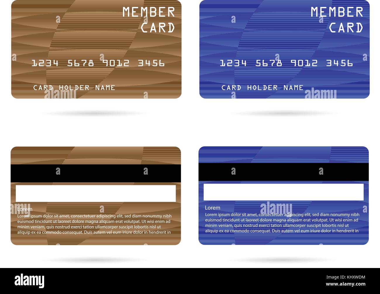 member card, business VIP card, design for privilege member,vector ...