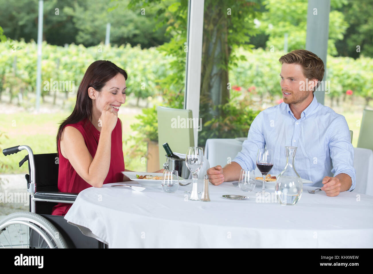 having lunch date Stock Photo - Alamy