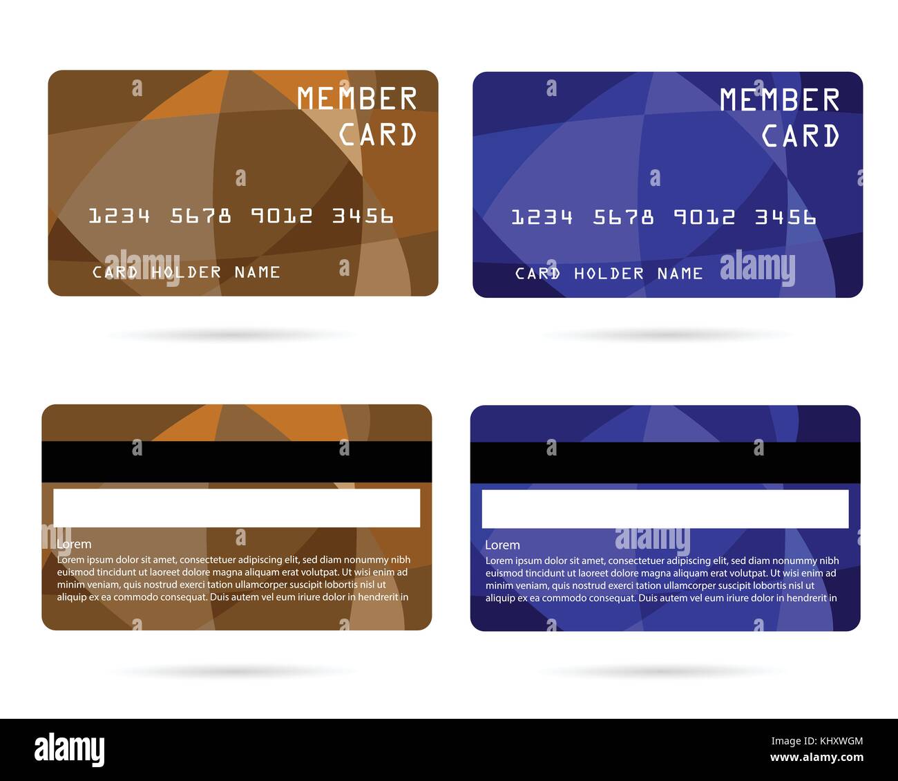 member card, business VIP card, design for privilege member,vector ...
