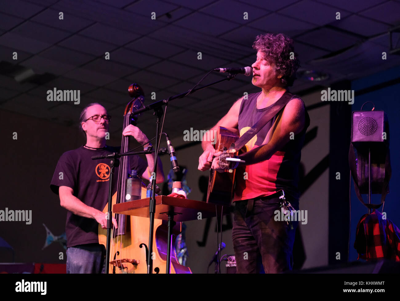 Rory McLeod and The Familiar Strangers performing at the Musicport ...