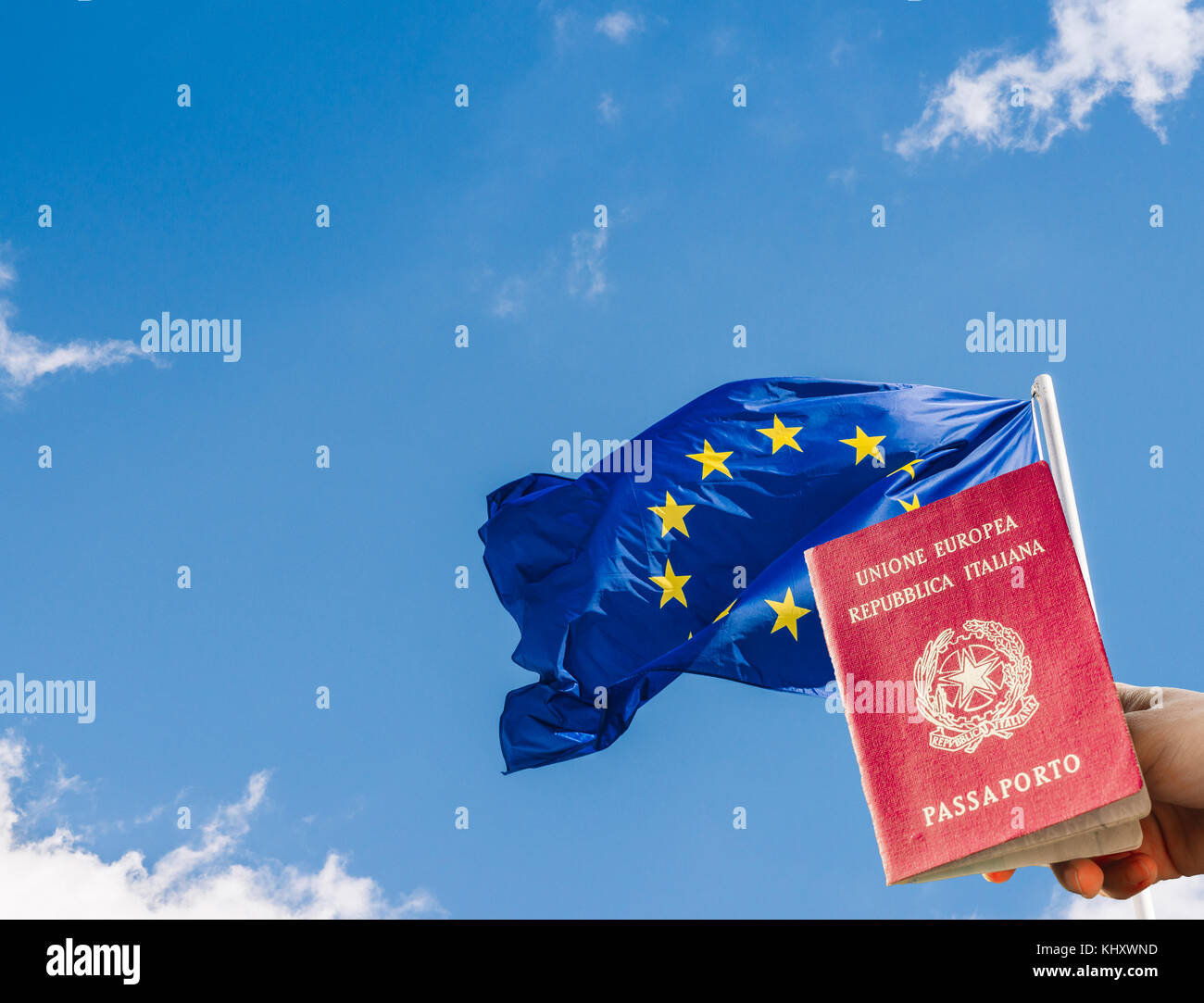 European composite flag hi-res stock photography and images - Alamy