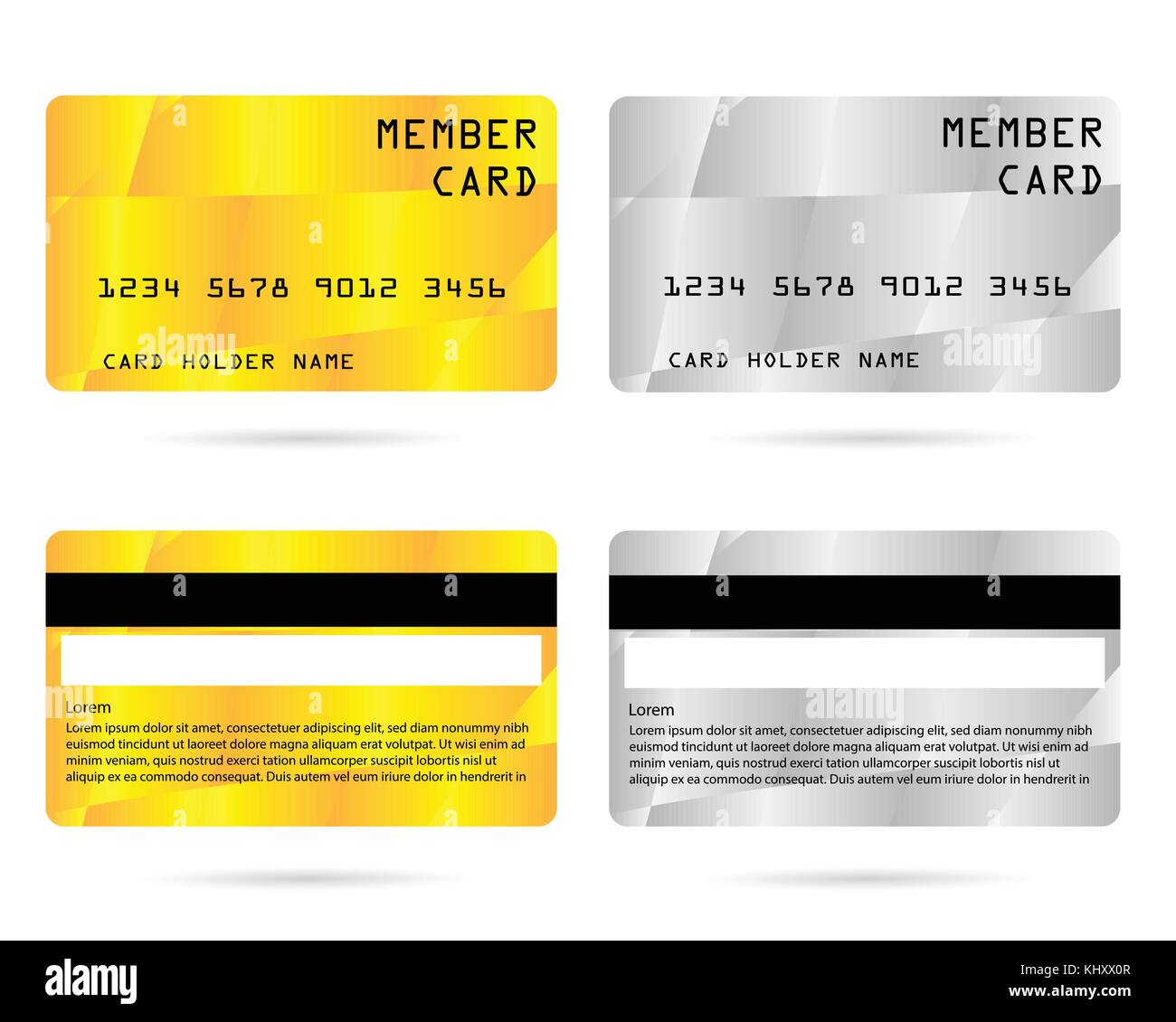 member card, business VIP card, design for privilege member,vector ...