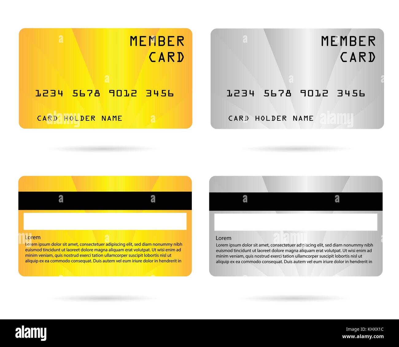 member card, business VIP card, design for privilege member,vector ...