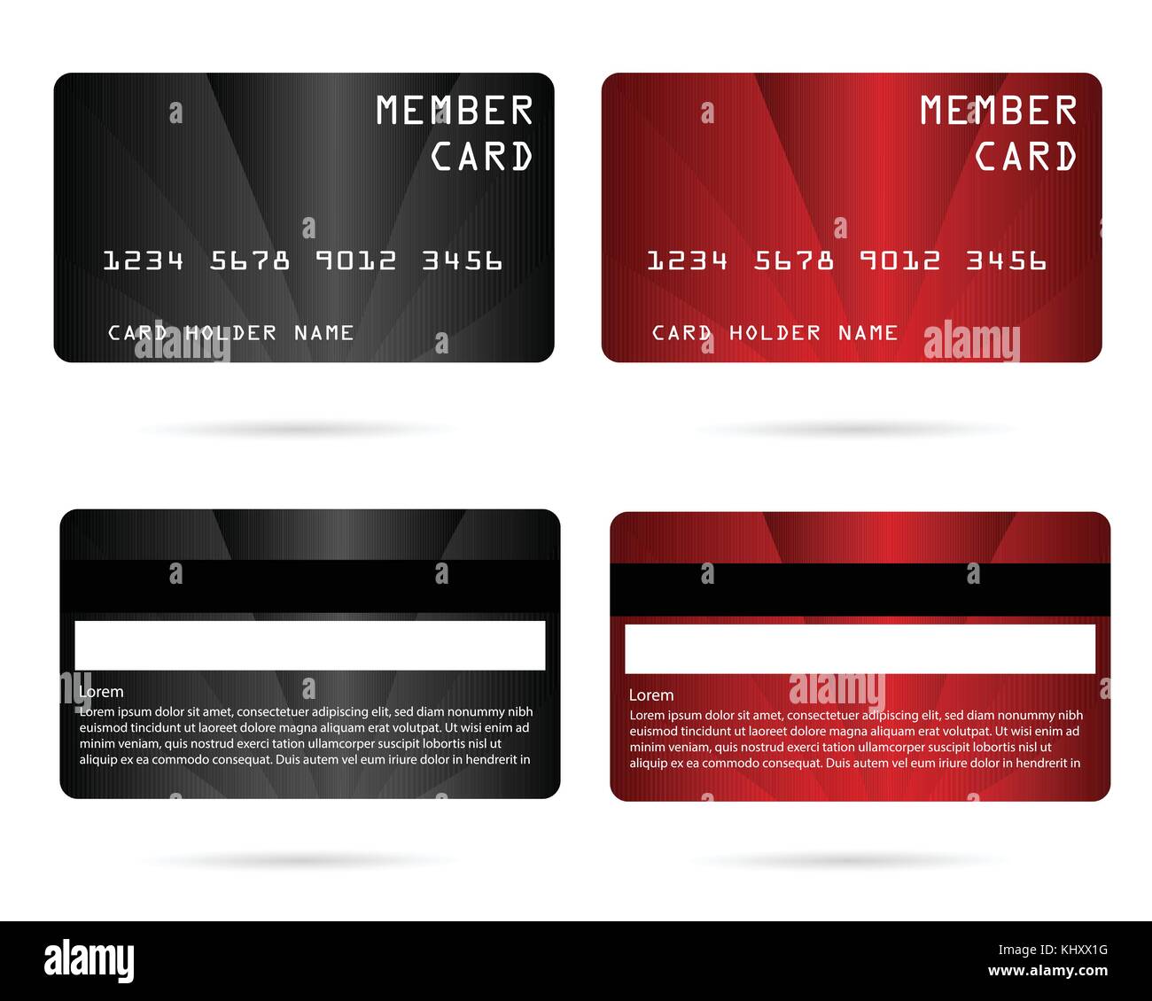 member card, business VIP card, design for privilege member,vector ...