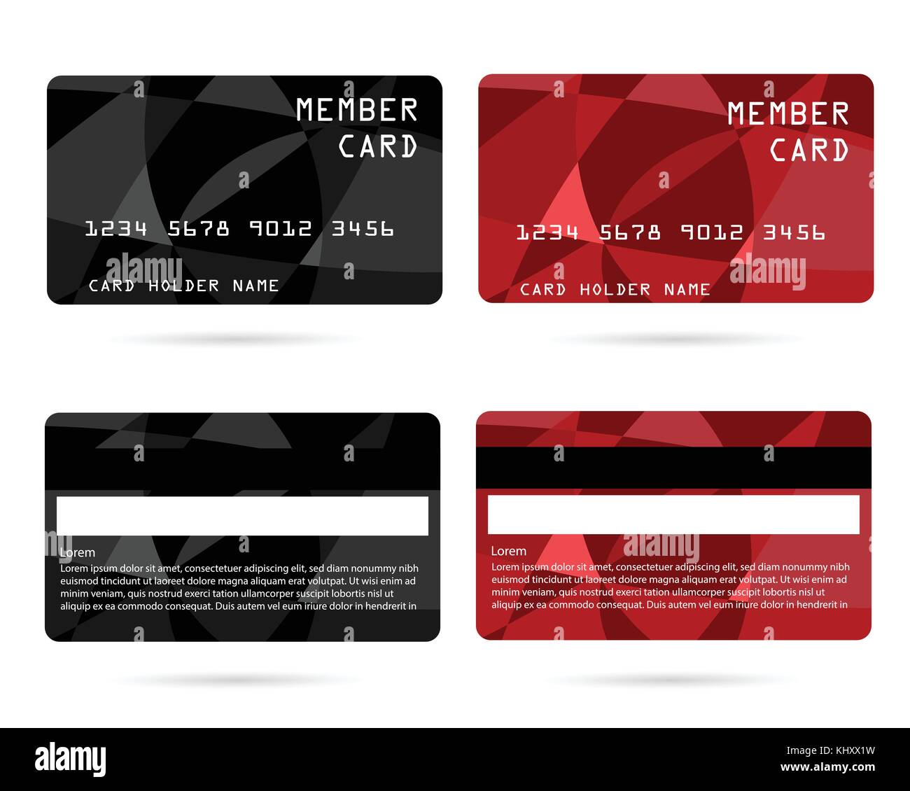 member card, business VIP card, design for privilege member,vector ...