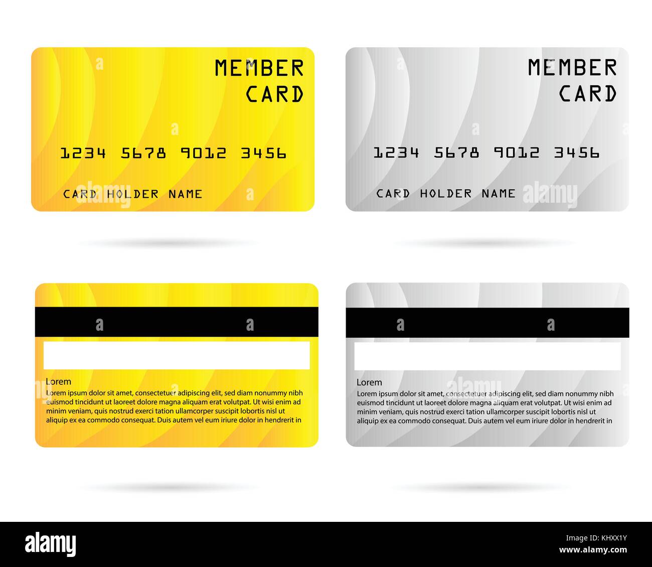 member card, business VIP card, design for privilege member,vector ...