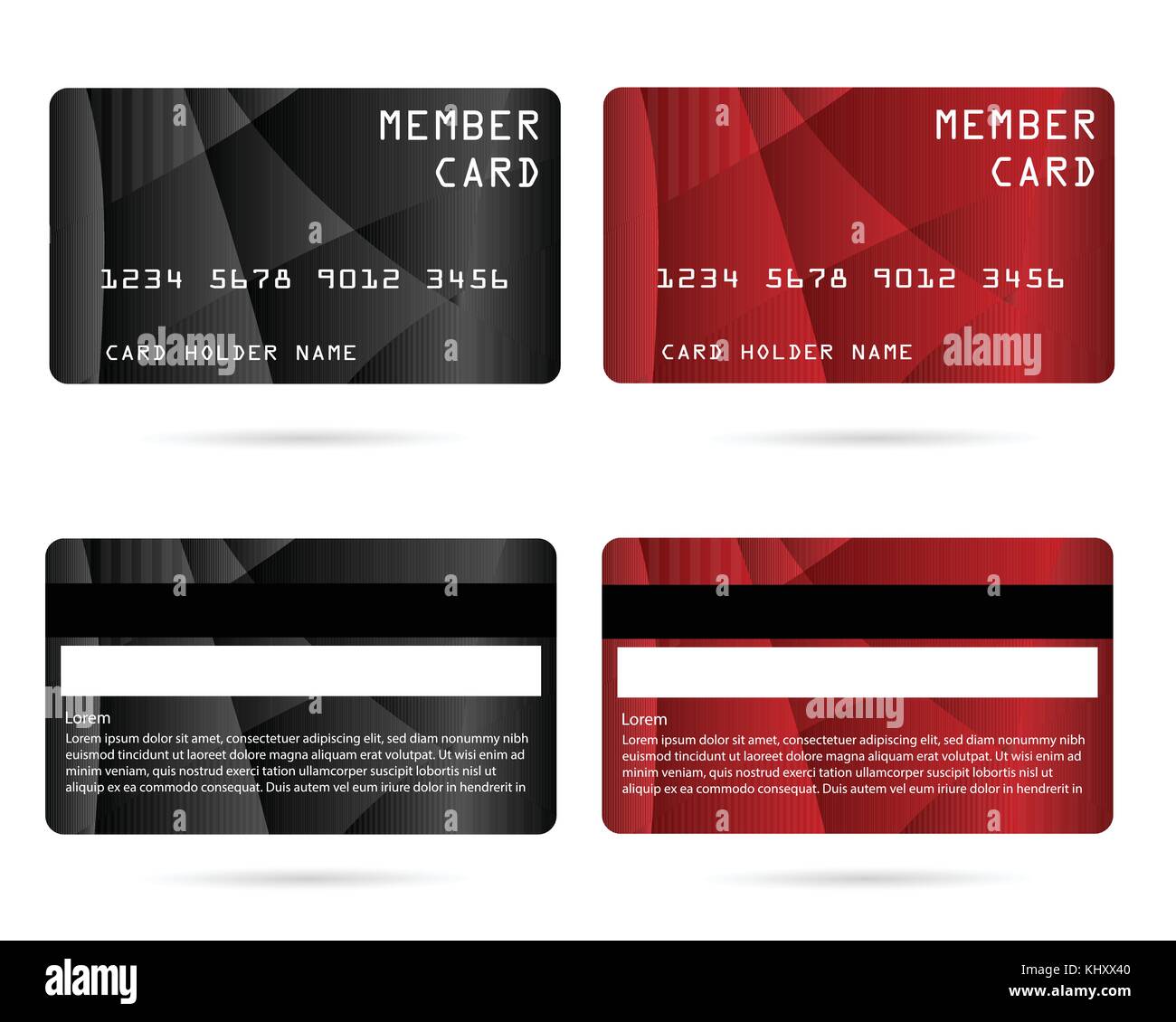 member card, business VIP card, design for privilege member,vector ...