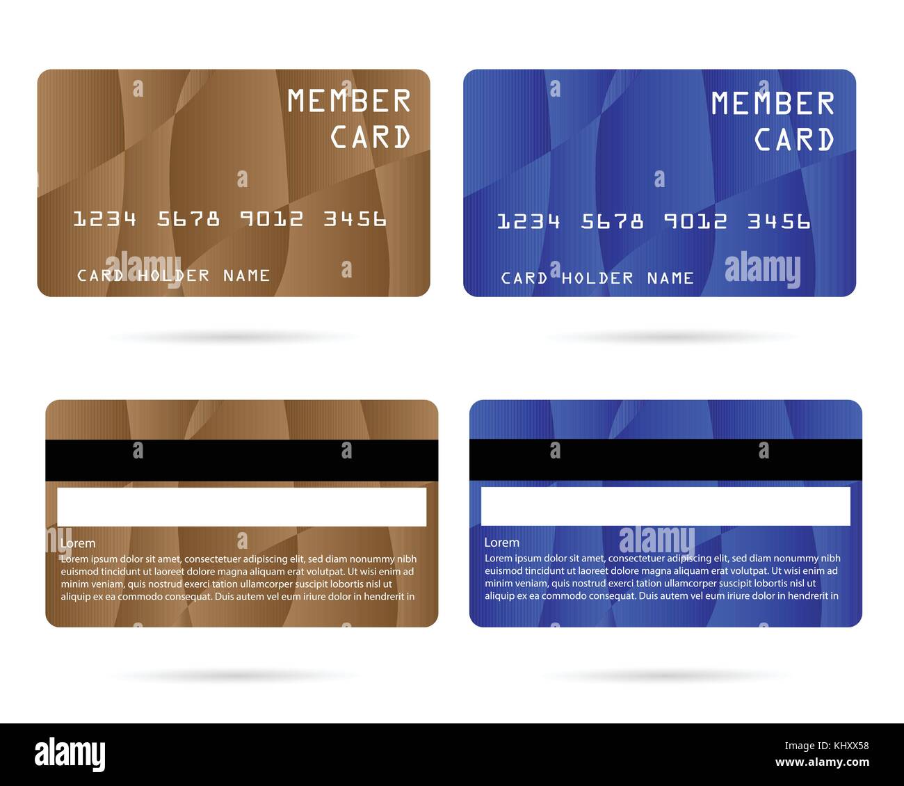member card, business VIP card, design for privilege member,vector ...