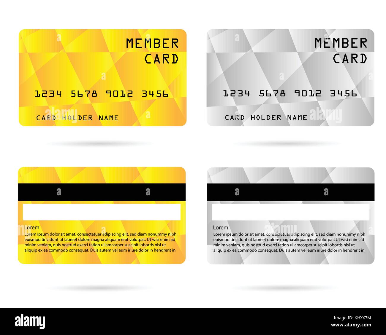 member card, business VIP card, design for privilege member,vector ...