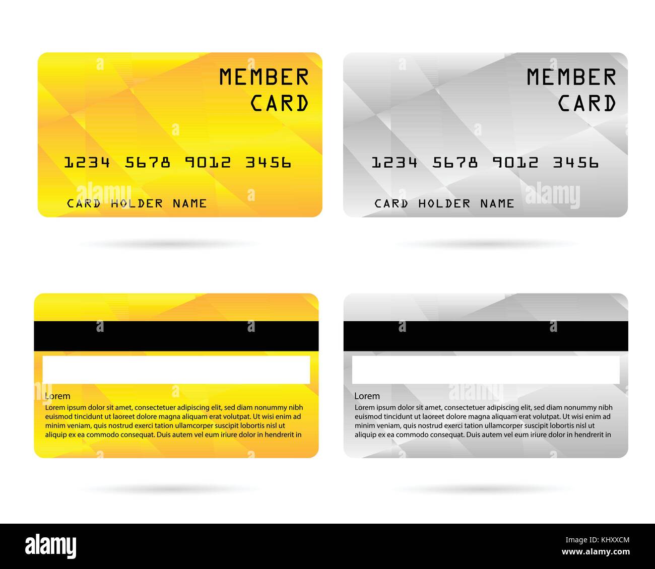 member card, business VIP card, design for privilege member,vector ...