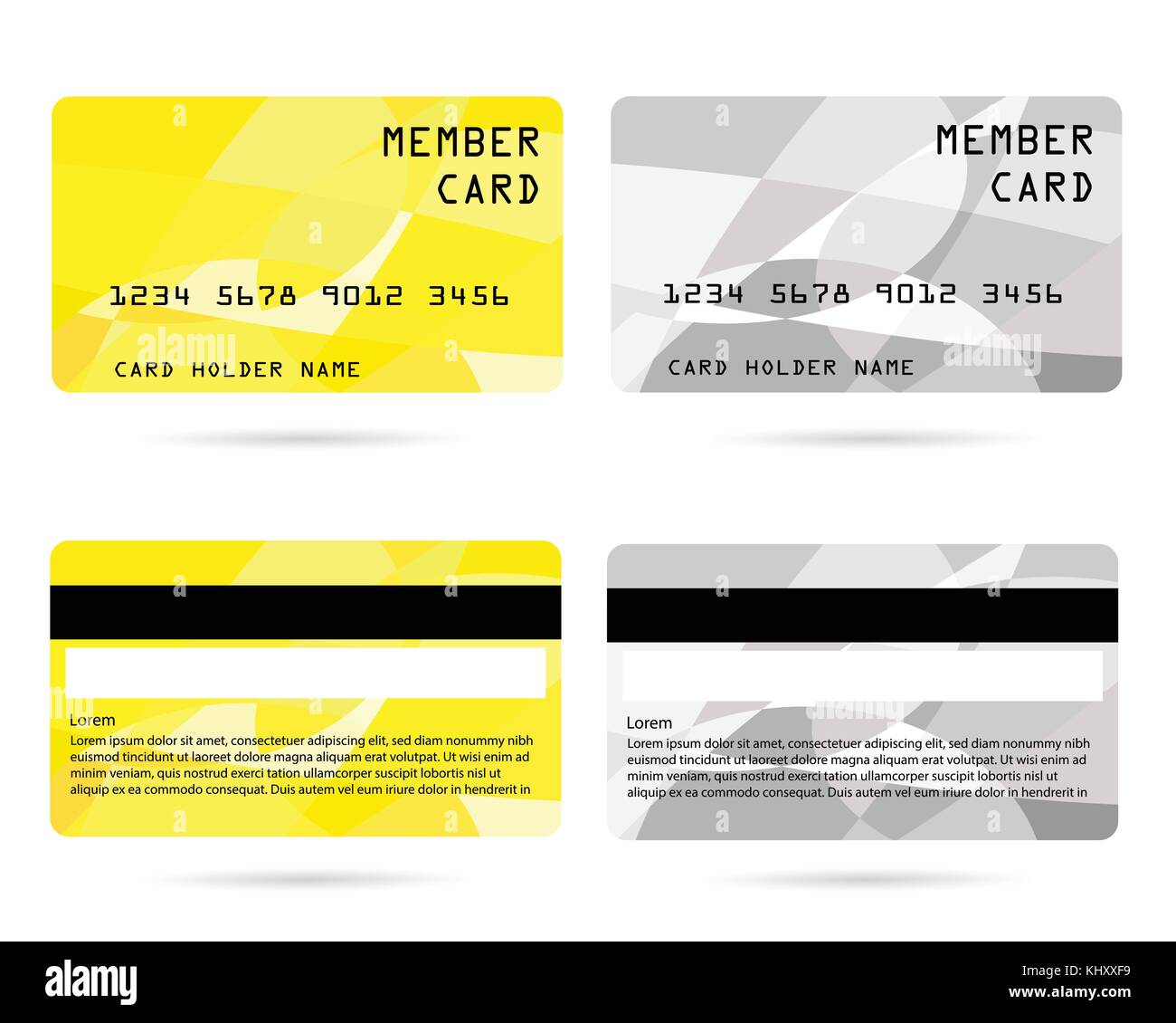 member card, business VIP card, design for privilege member,vector ...