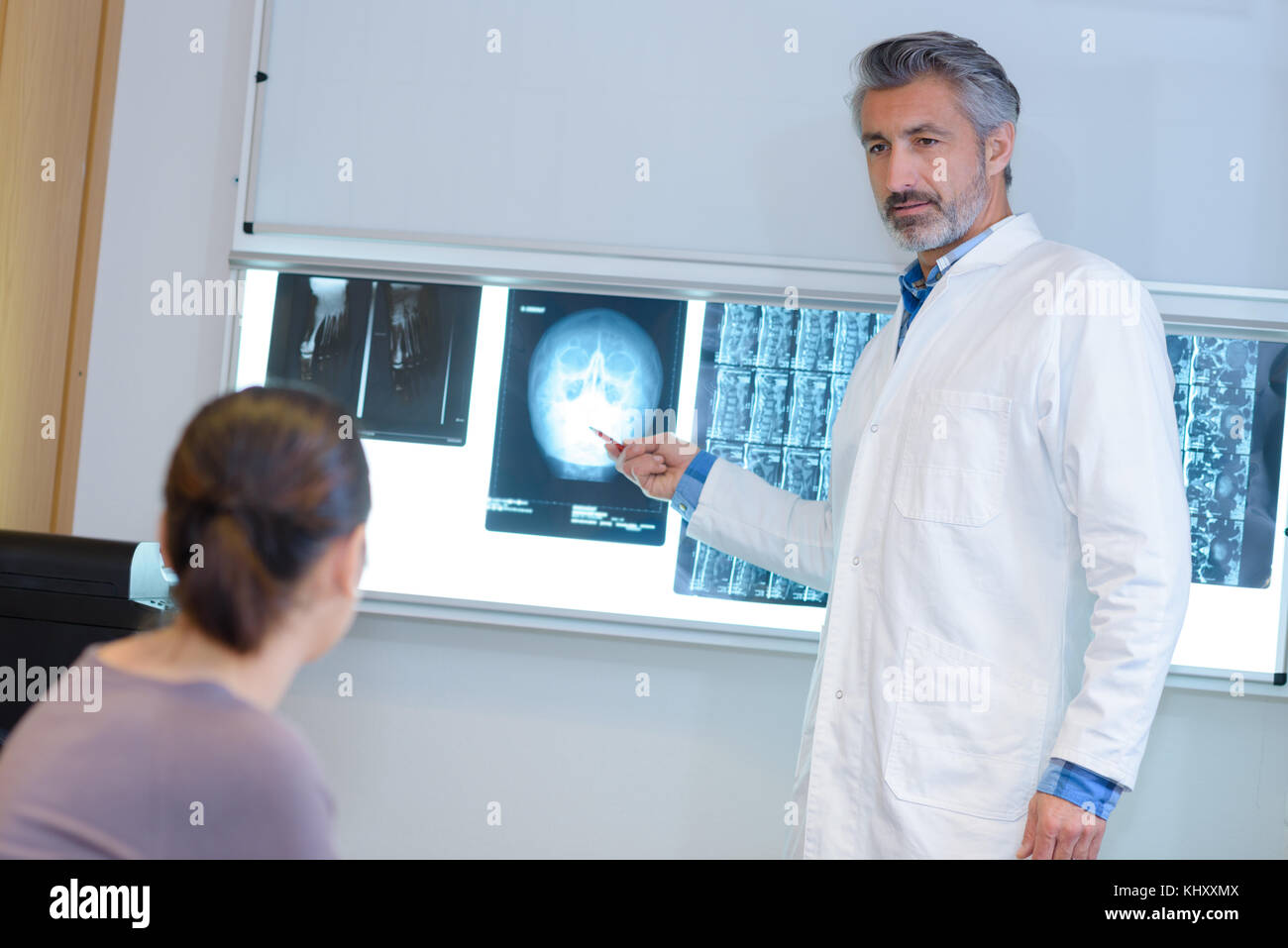 showing the findings Stock Photo - Alamy