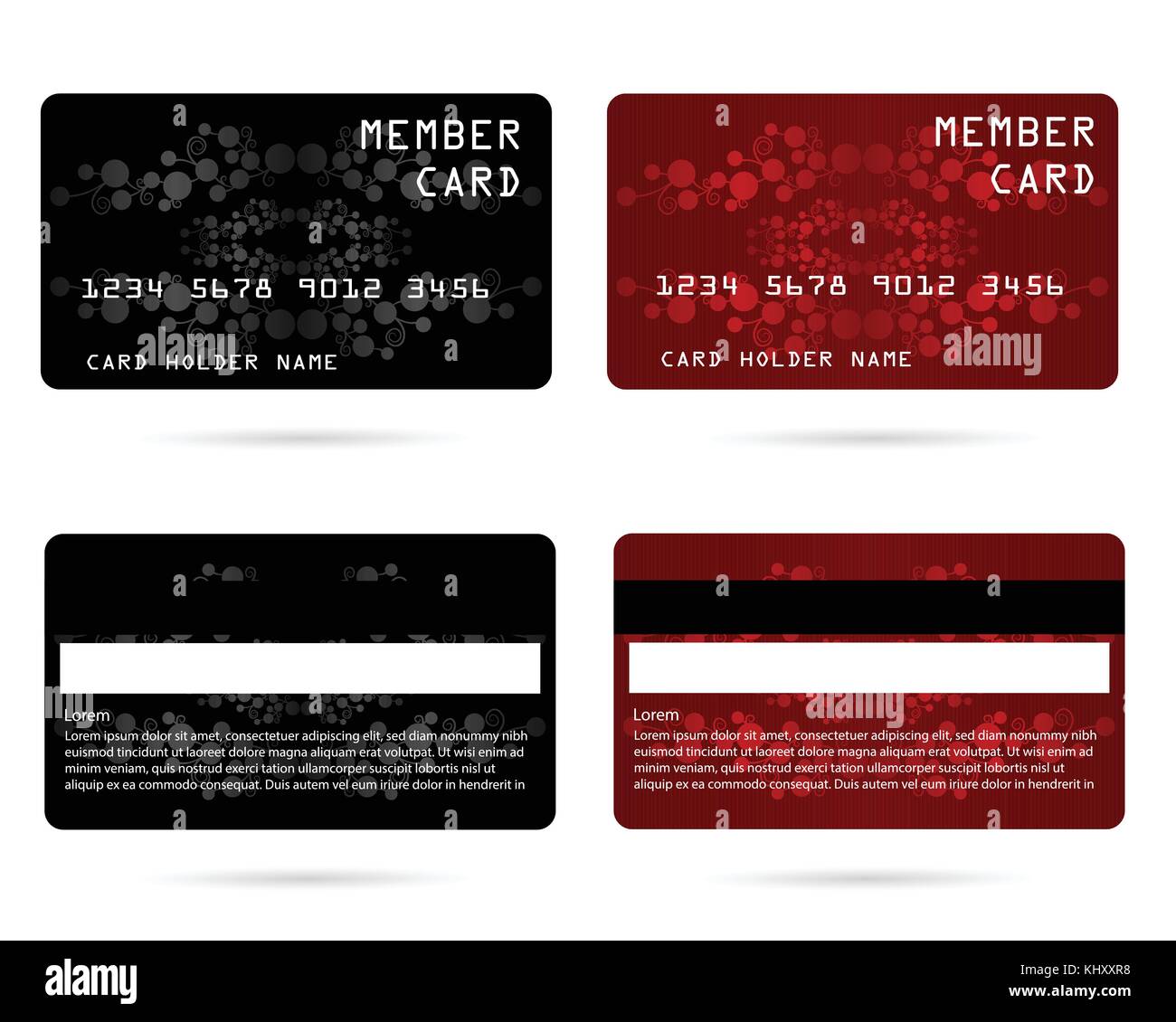 member card, business VIP card, design for privilege member,vector ...