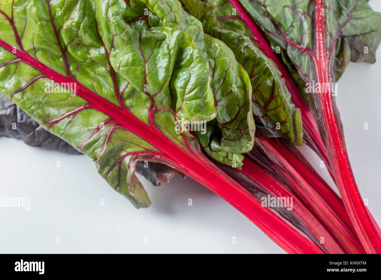 Bunch of red and green chard Stock Photo - Alamy
