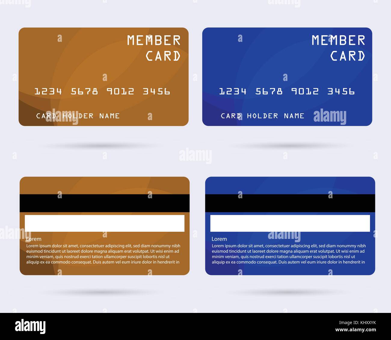 member card, business VIP card, design for privilege member,vector ...