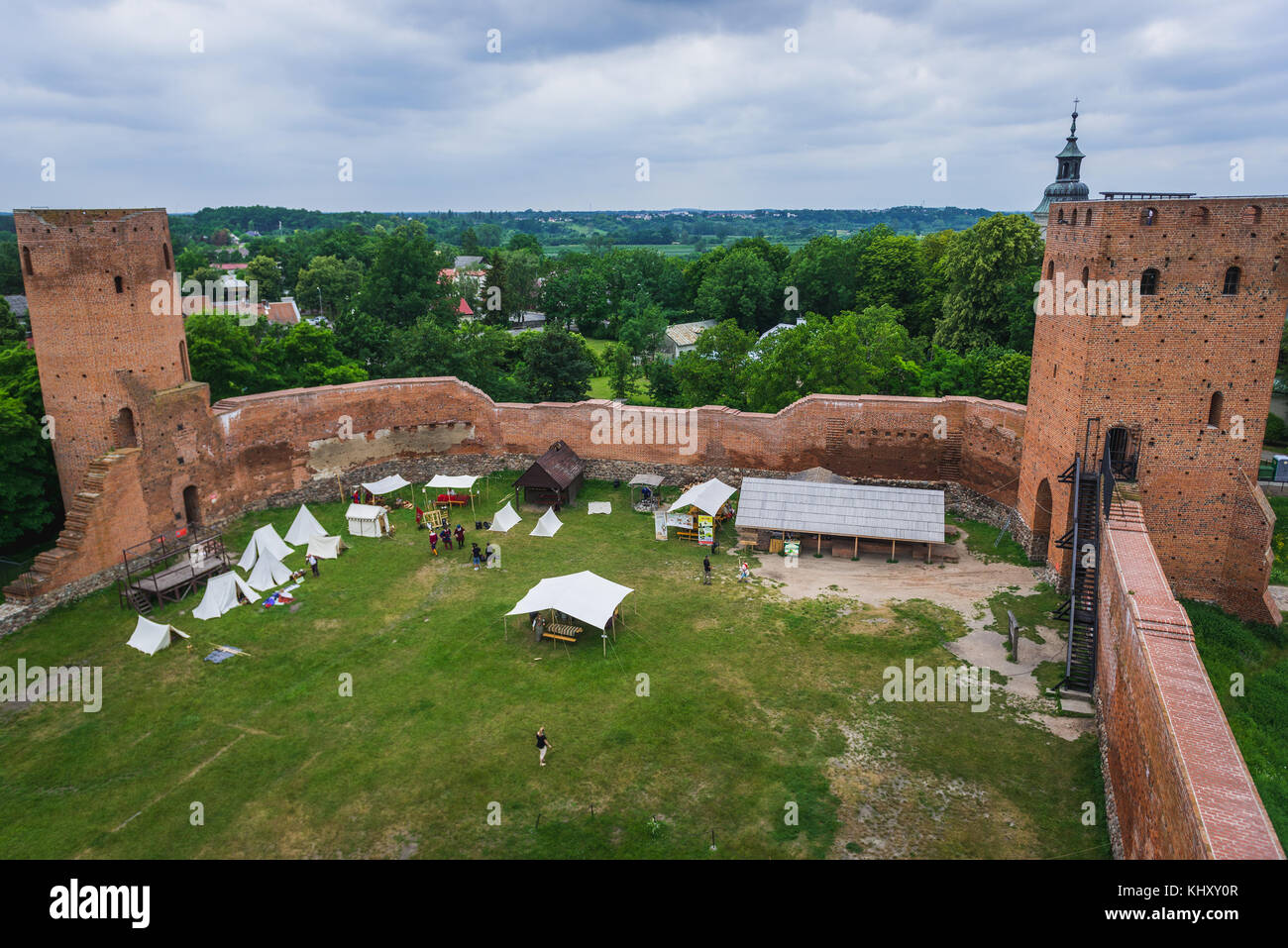 Poland czersk castle ruins hi-res stock photography and images - Alamy