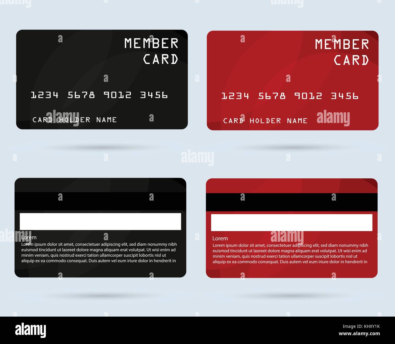 member card, business VIP card, design for privilege member,vector ...