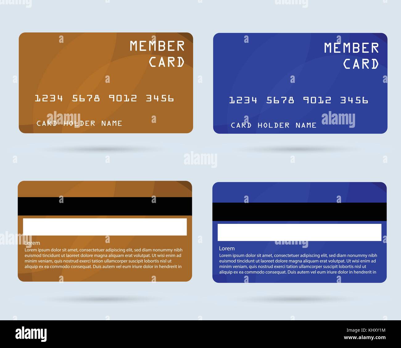 member card, business VIP card, design for privilege member,vector ...