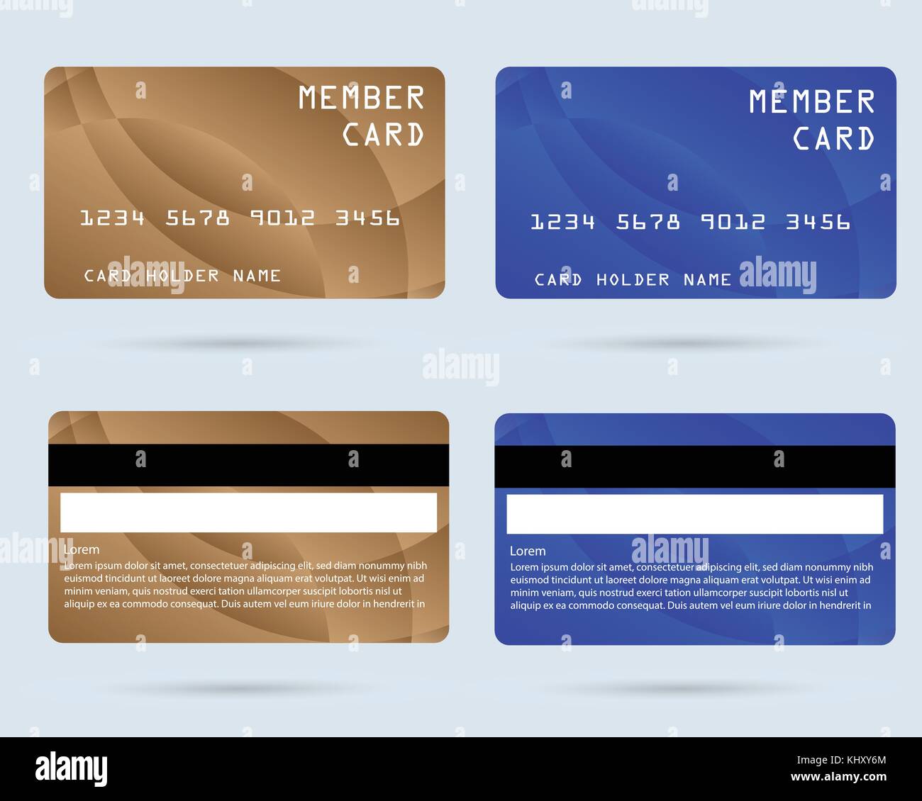 member card, business VIP card, design for privilege member,vector ...
