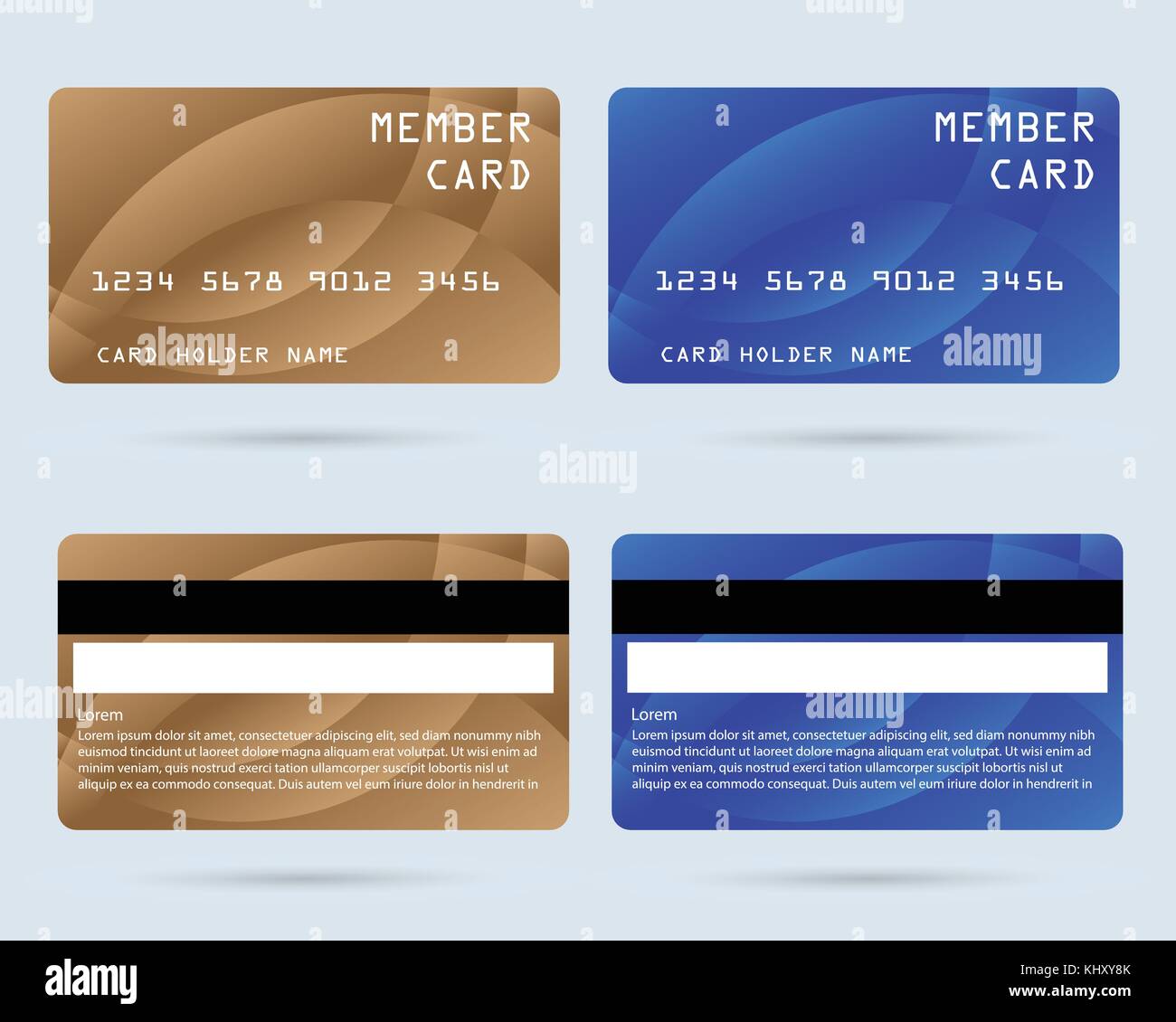 member card, business VIP card, design for privilege member,vector ...