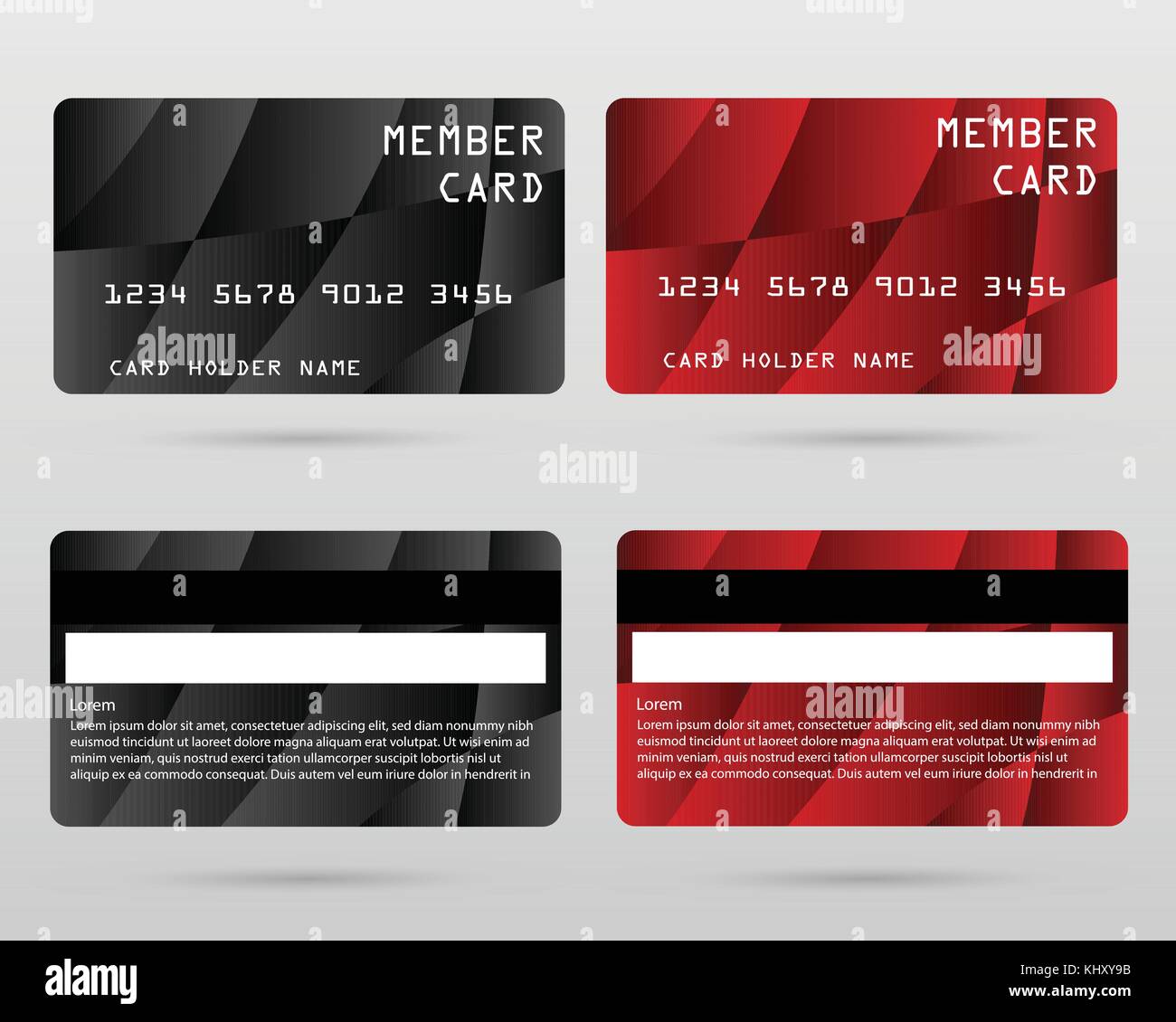 member card, business VIP card, design for privilege member,vector ...