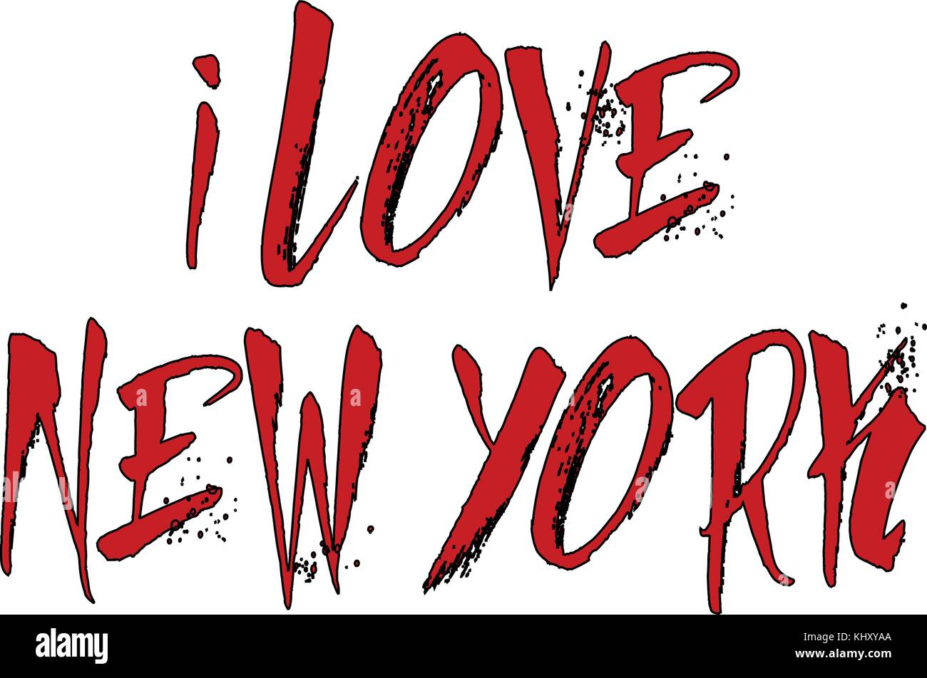 We heart nyc Stock Vector Images - Alamy