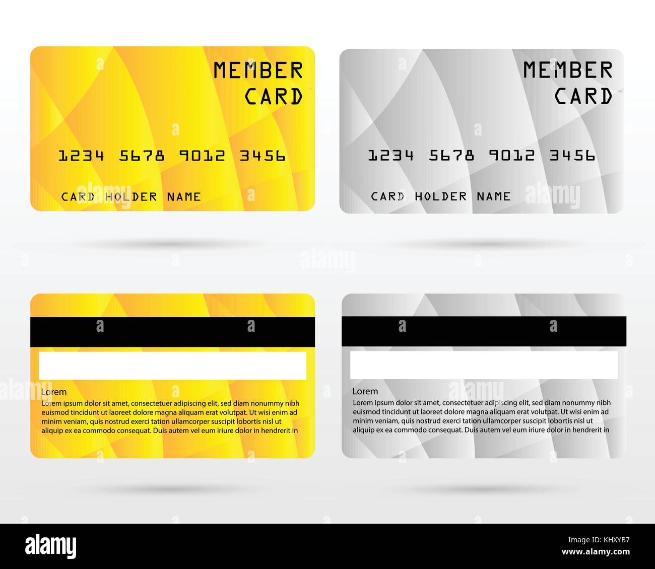 member card, business VIP card, design for privilege member,vector ...