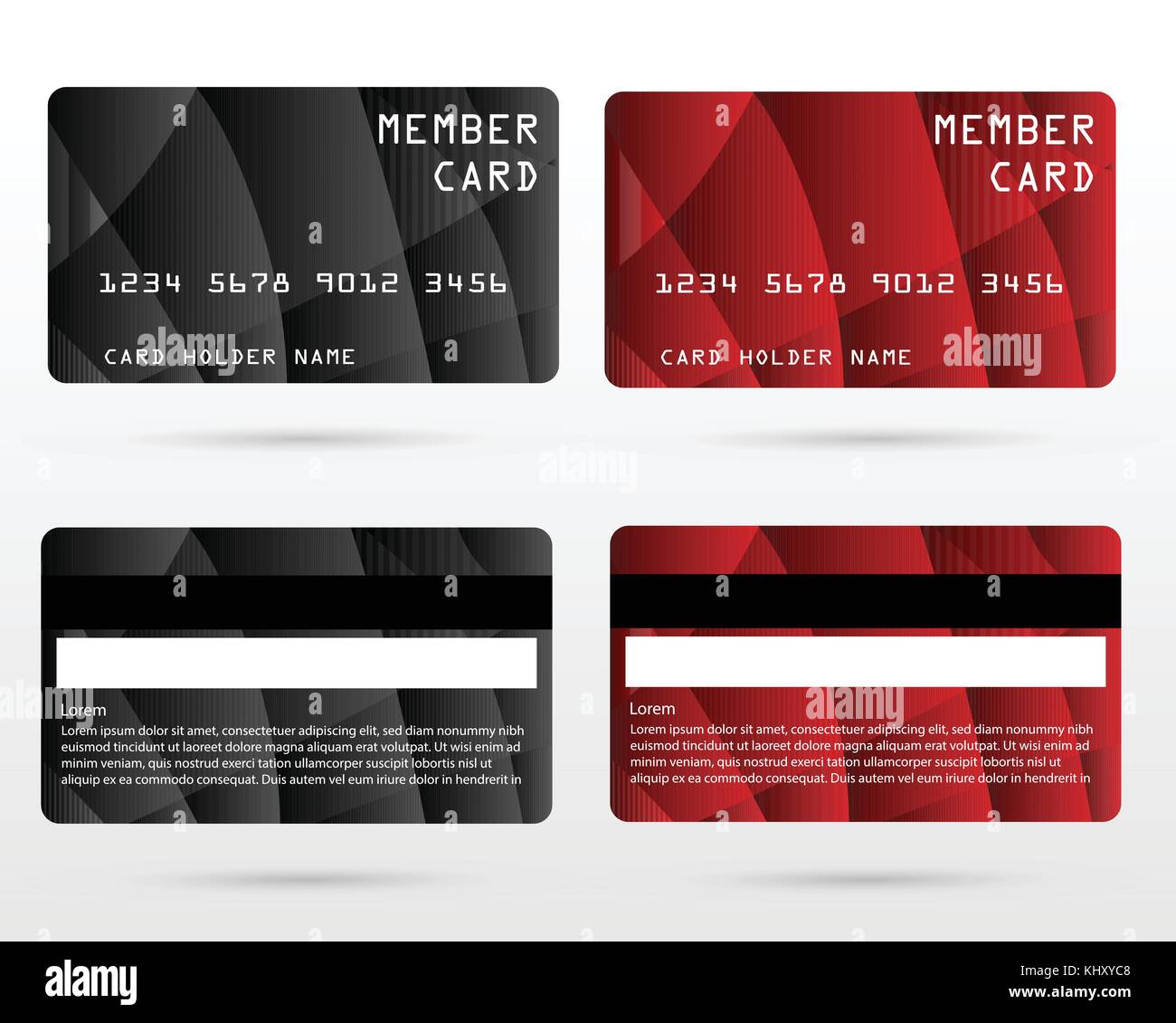 member card, business VIP card, design for privilege member,vector ...
