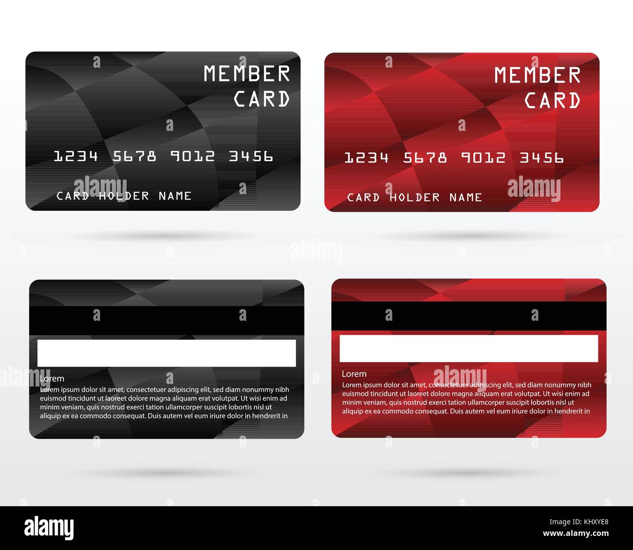 member card, business VIP card, design for privilege member,vector ...
