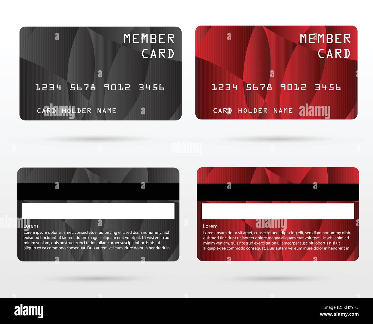 member card, business VIP card, design for privilege member,vector ...