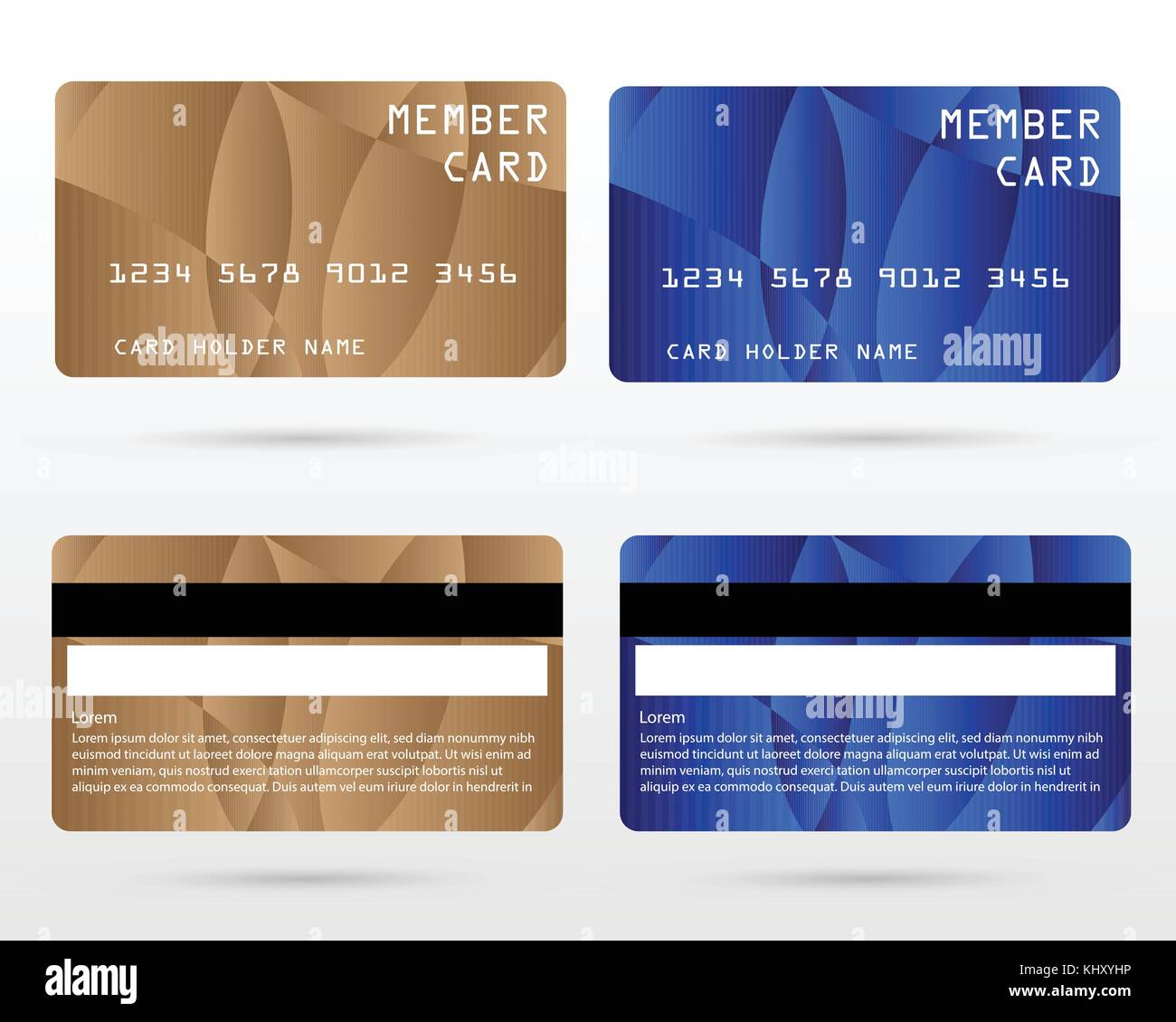 member card, business VIP card, design for privilege member,vector ...