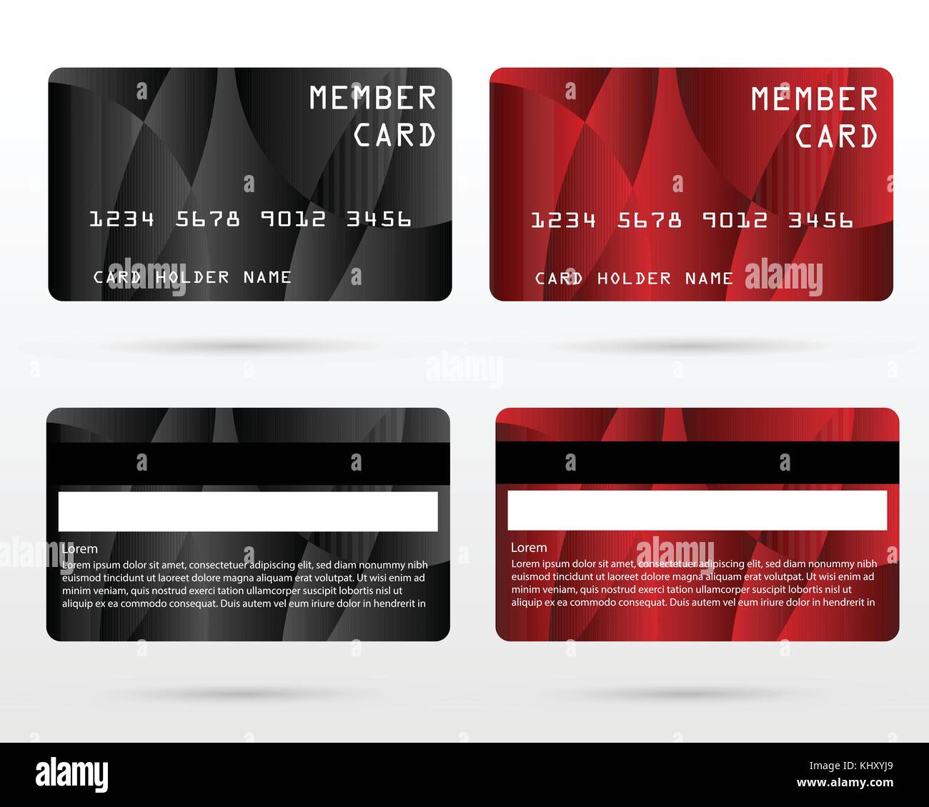 member card, business VIP card, design for privilege member,vector ...